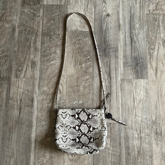 margot | Bags | Margot Genuine Leather Snake Skin Python Crossbody ...